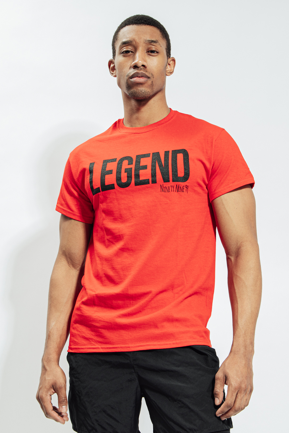 LEGEND T-shirt | Red - 파워머슬 USA: Power Muscle Gym and Shop